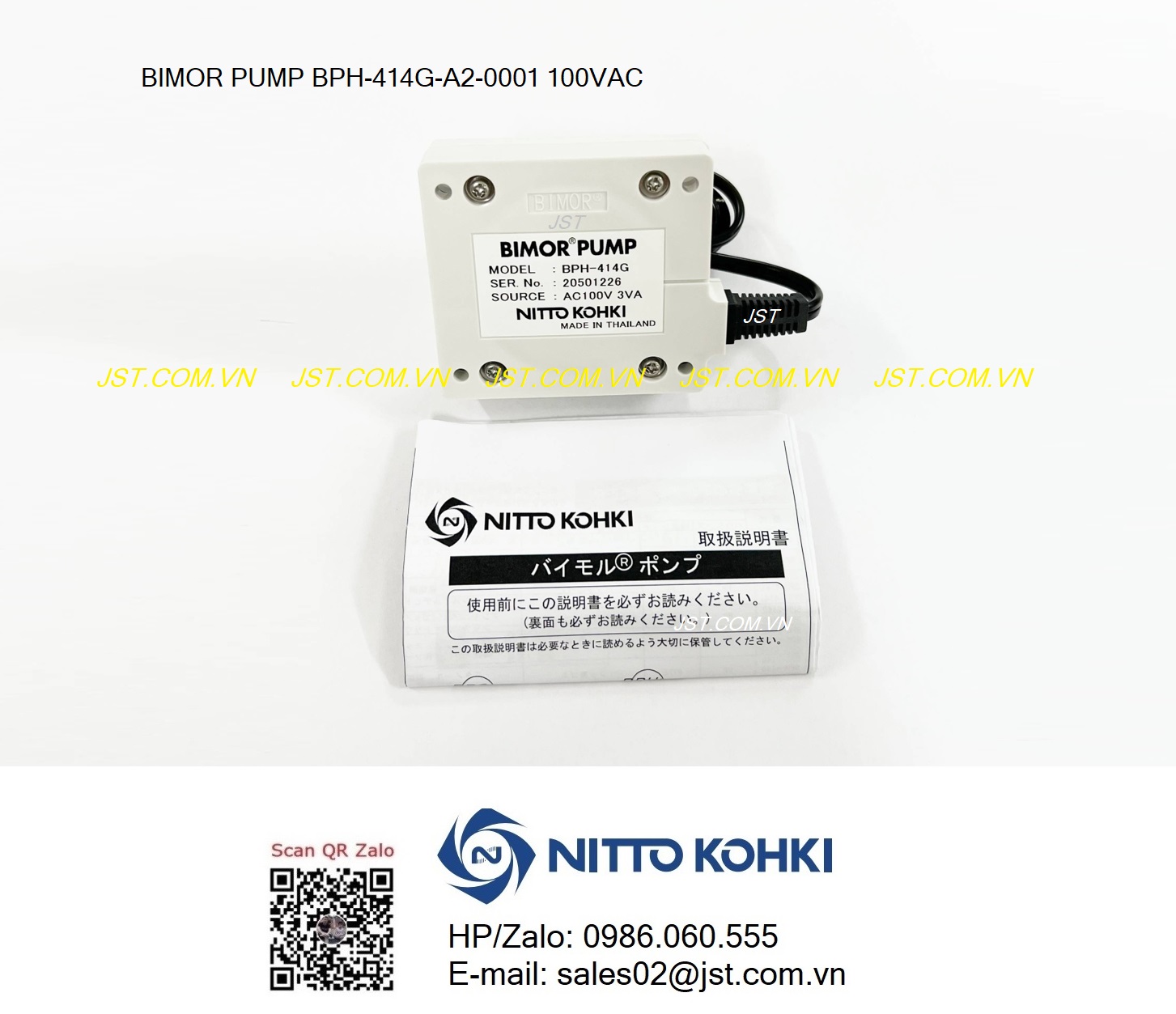 BIMOR PUMP FLUX PUMP BPH-414G