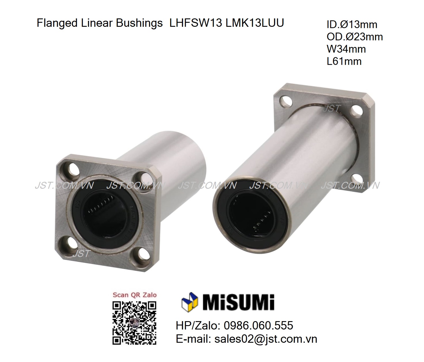 Flanged Linear Bushings LHFSW13 LMK13LUU