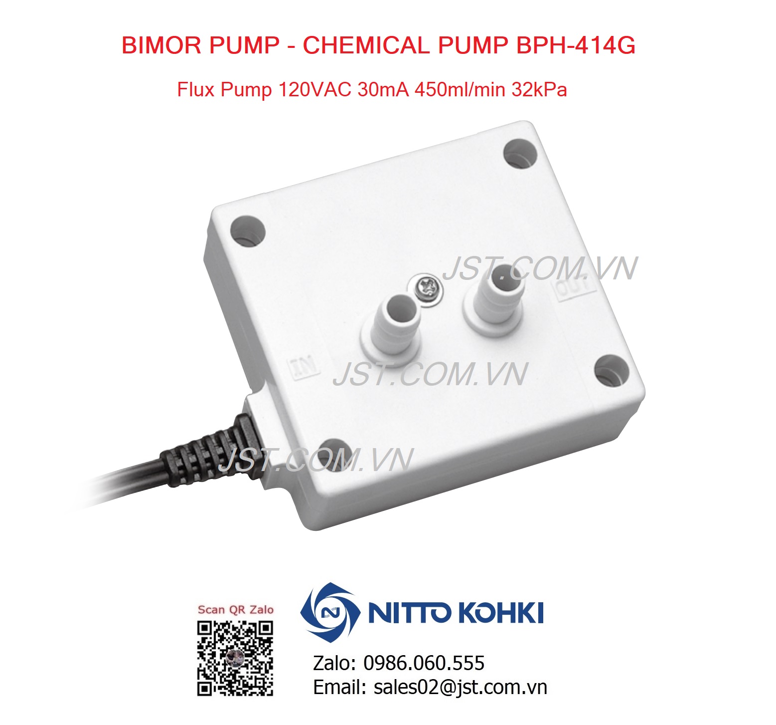 BIMOR PUMP FLUX PUMP BPH-414G