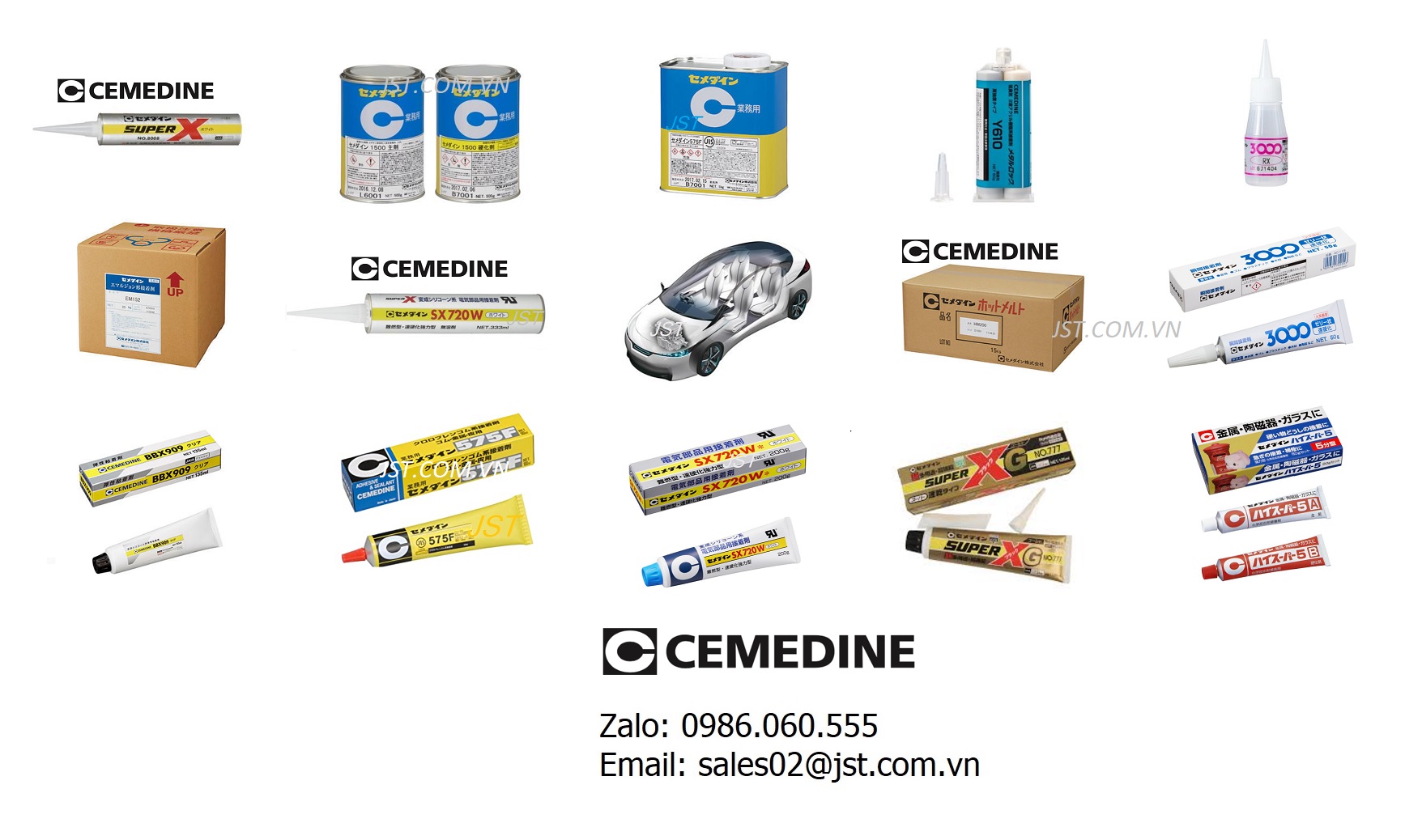 Keo SX720WH 330ml (Adhesive Cemedine)