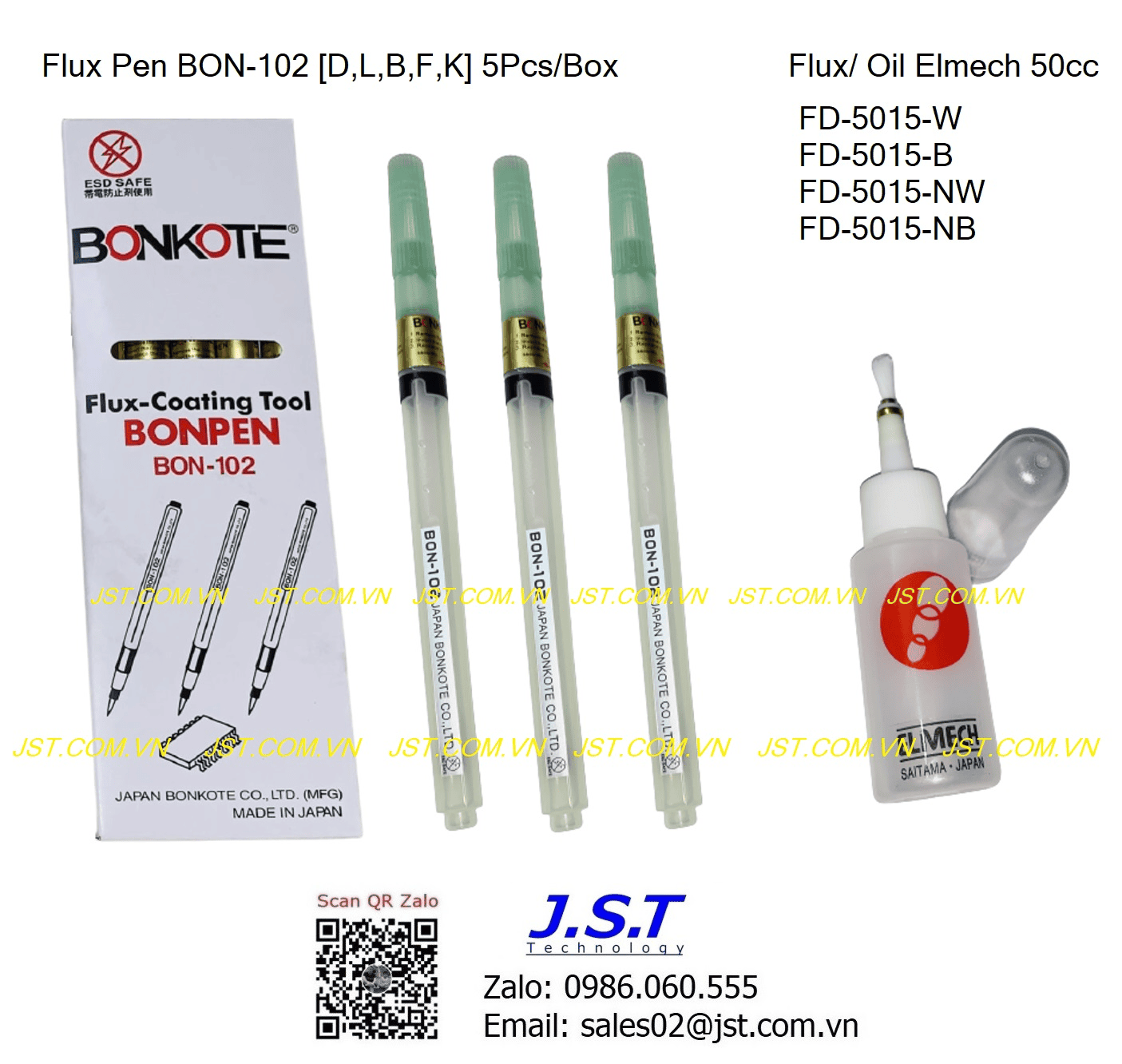 Flux Pen BON-102 Elmech FD-5015W
